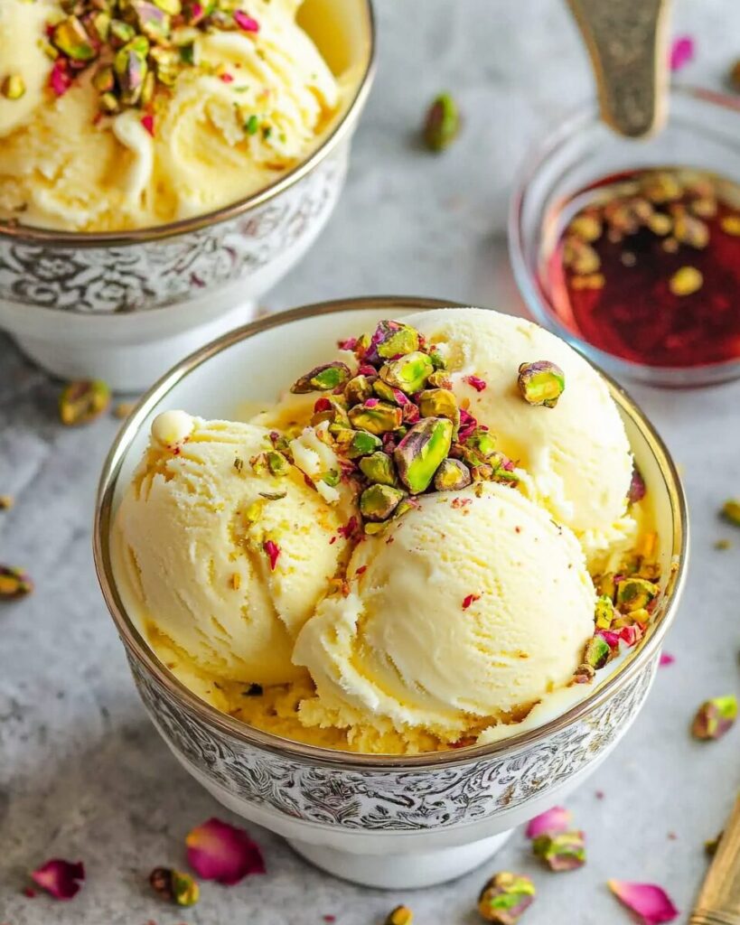 Persian Ice Cream (Bastani Sonnati)