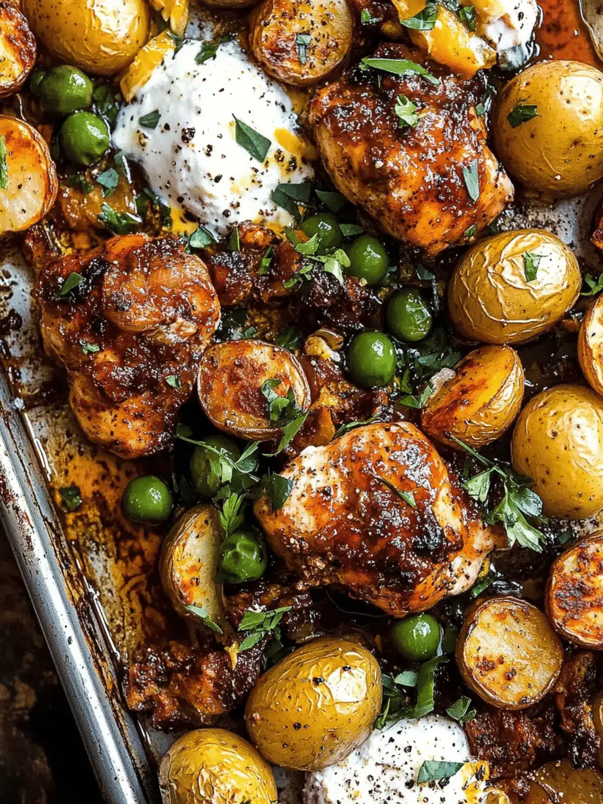 Ultimate Sheet Pan Lemon Balsamic Chicken and Potatoes Recipe